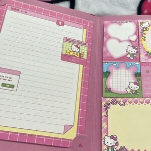 Sanrio | Office | Hello Kitty Memo Bookstyle Set Of Sticky Notes And ...